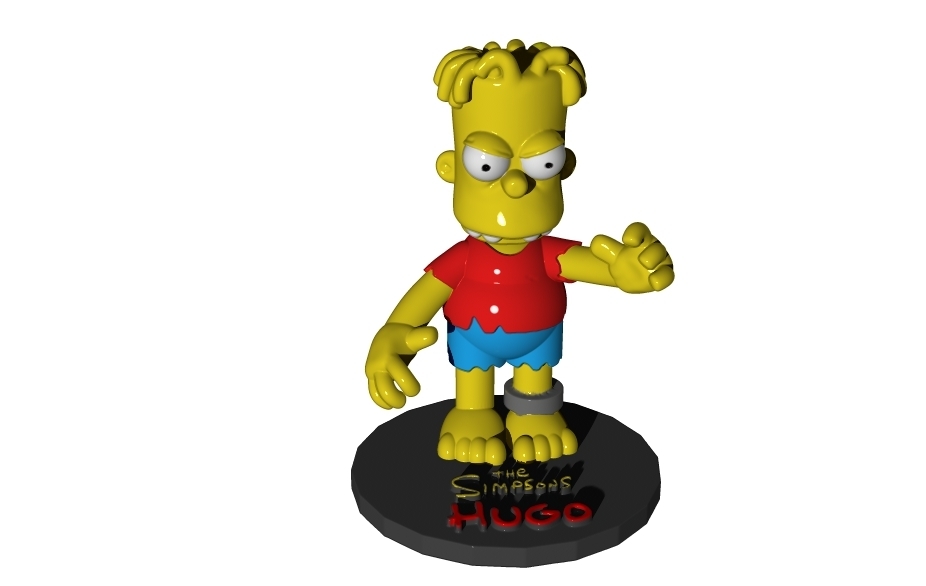 👽 HUGO SIMPSON (BART'S EVIL TWIN)・Free 3D File for ・Cults