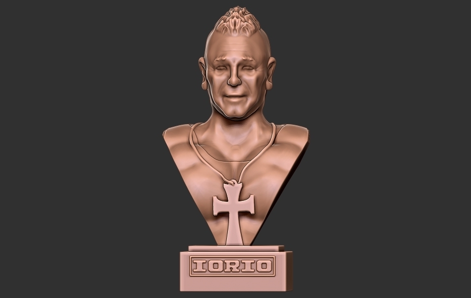 3D file Bust of RICARDO IORIO - Father of Argentinean Metal 👤 ・3D print ...