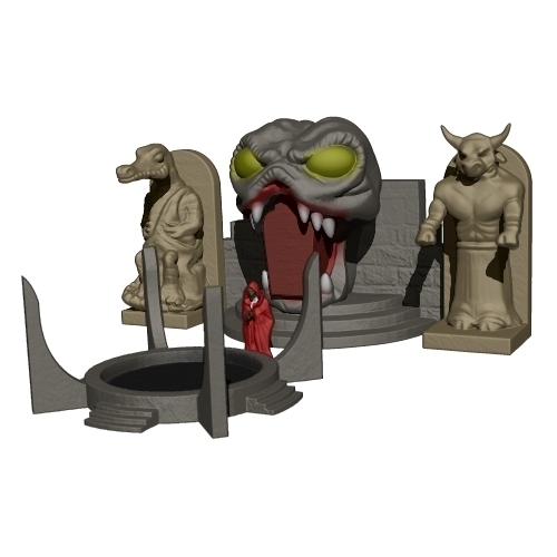 🌆 MUMM-RA'S LAIR DIORAMA・ 3D File for ・Cults