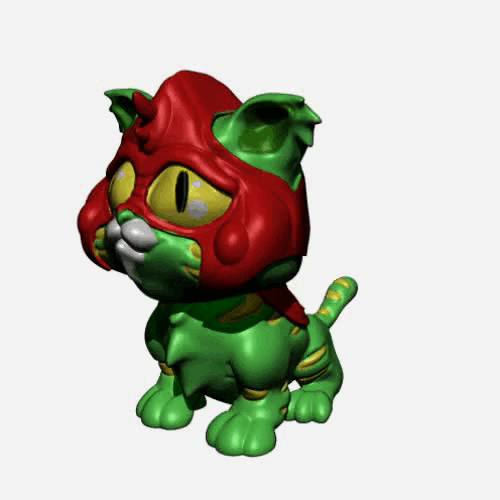 👶 BATTLE KITTEN (BABY CRINGER)・ 3D File for ・Cults
