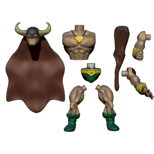 💈 MIGHTY MIGHTOR - MOTU STYLE・ 3D File for ・Cults