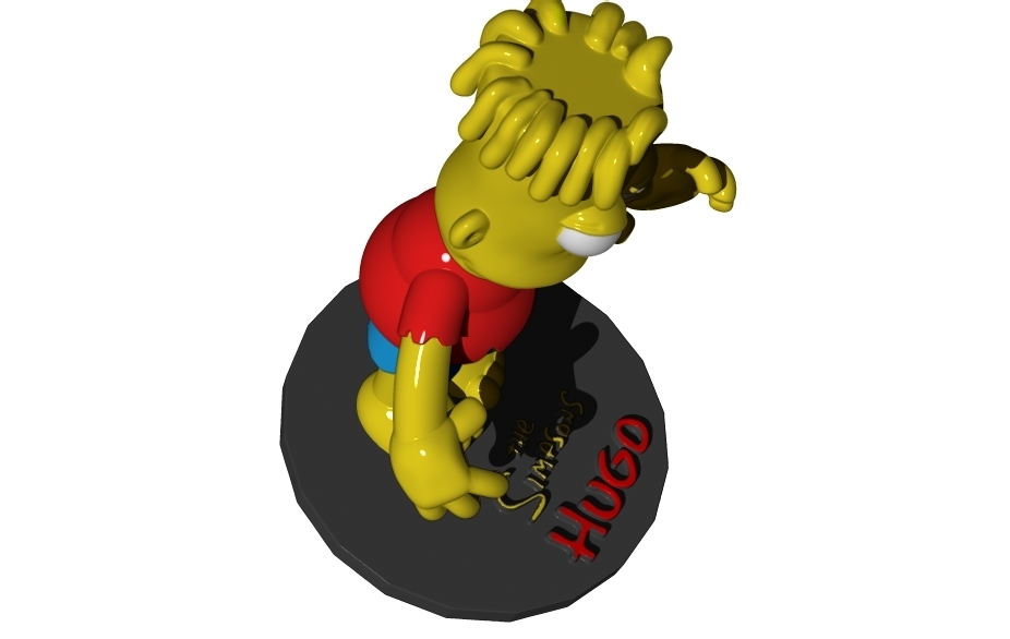 👽 HUGO SIMPSON (BART'S EVIL TWIN)・Free 3D File for ・Cults