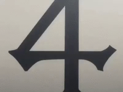 STL 文件 Bleach - Ulquiorra - Sword number - FOUR 🗡️ ・可下载 3D 打印模型・Cults