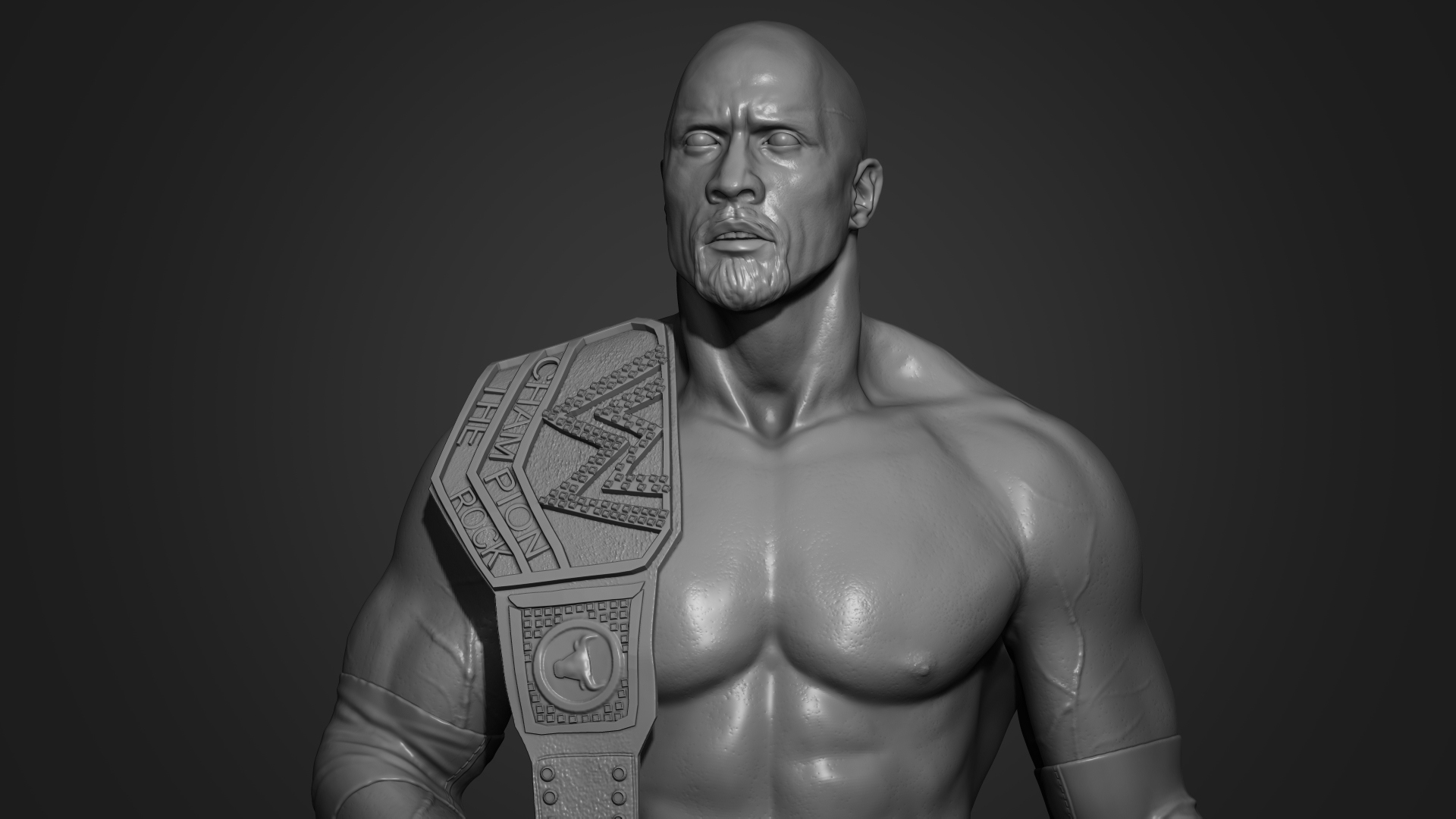 🪨 The Rock - Dwayne Johnson 3D Print・ 3D File for ・Cults