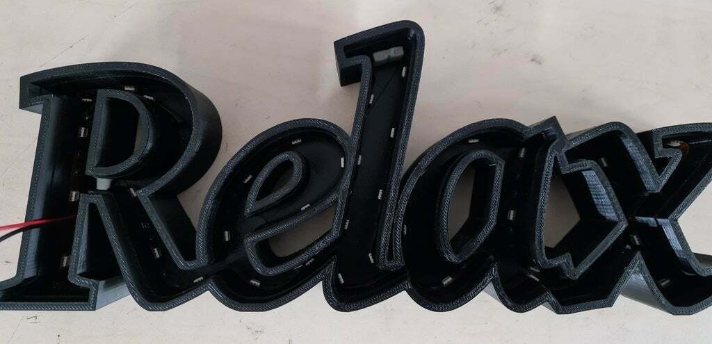 🏠 LED Relax・Free STL File for ・Cults