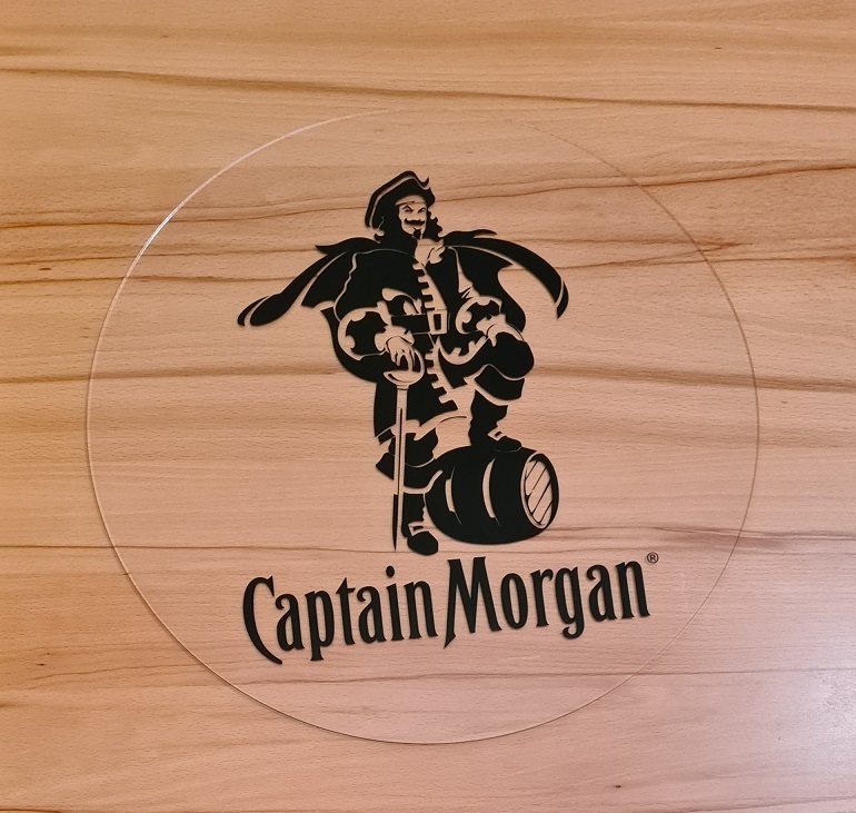 ♾️ Infinity Mirror 400mm Jägermeister Captain Morgan・Free STL File for ...