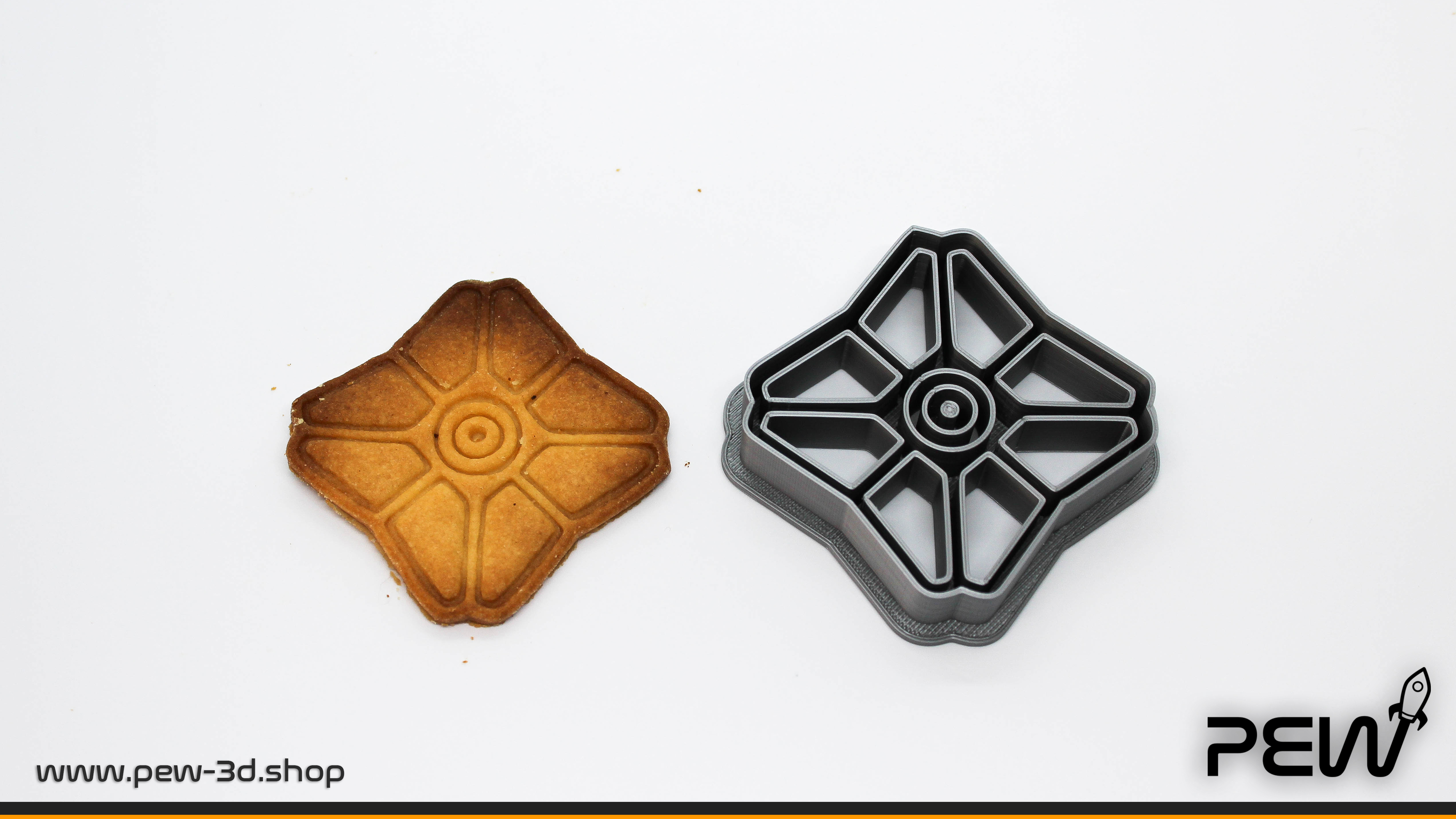 3D file Destiny Ghost - Cookie Cutter 👻 ・3D printable design to ...