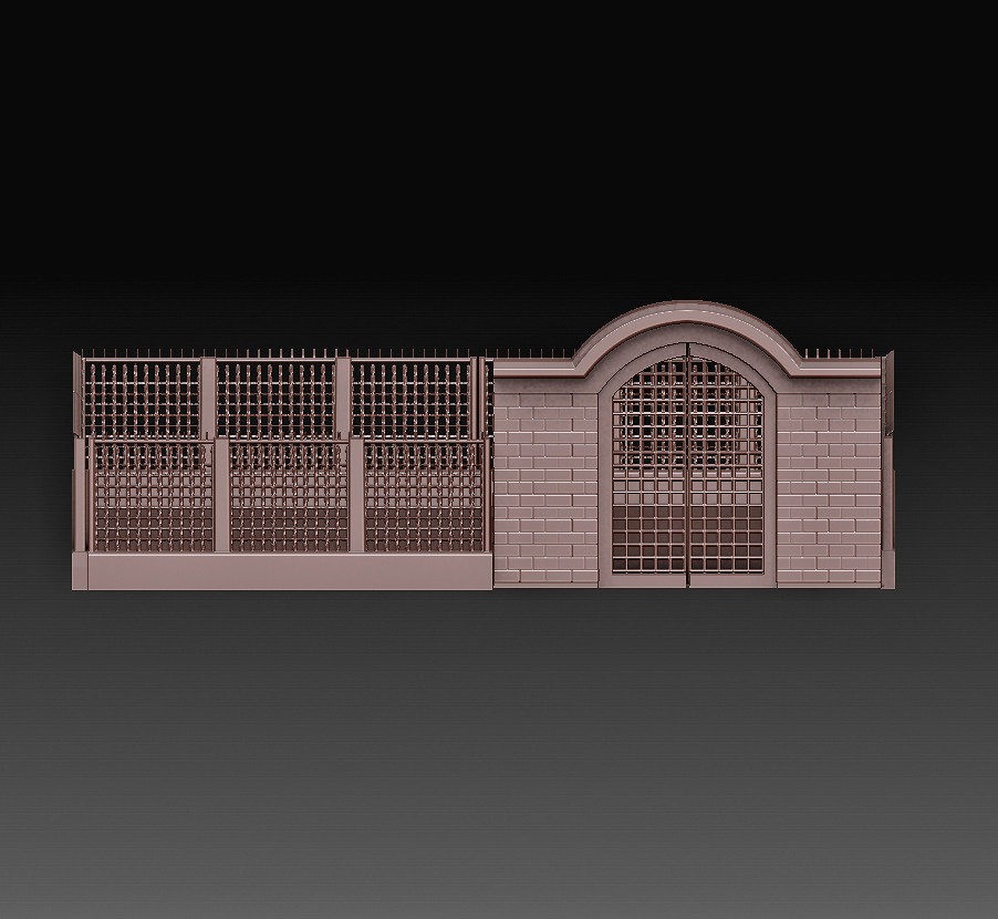 Free STL file Wall fence 3 🎨 (OBJ)・3D printer design to download・Cults