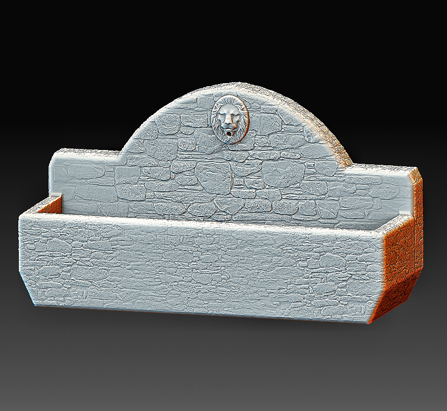 Free STL file Stone fountain ⛲ (OBJ)・Design to download and 3D print・Cults