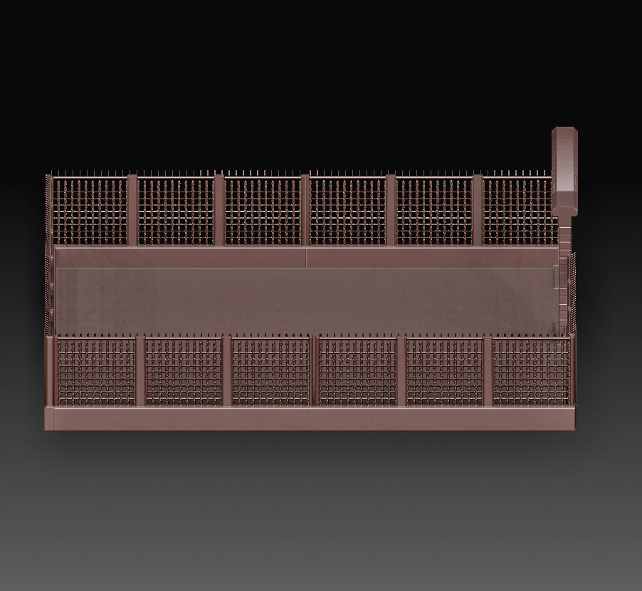 Free STL file Wall fence 3 🎨 (OBJ)・3D printer design to download・Cults