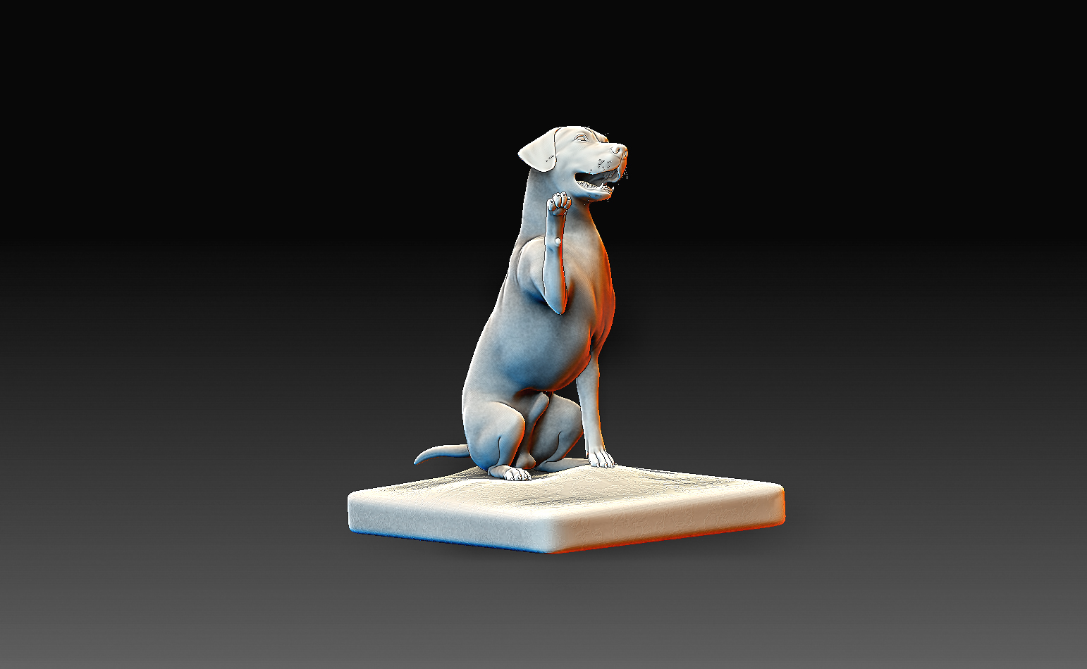 Free STL file Dog Labrador 🐕 (OBJ)・Design to download and 3D print・Cults
