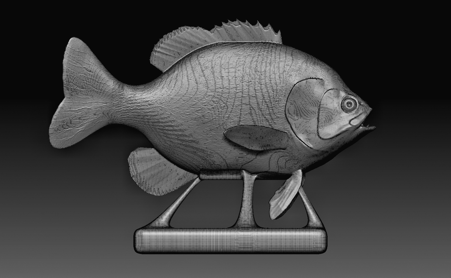 🐠 Bluegill fish・Free STL File for ・Cults