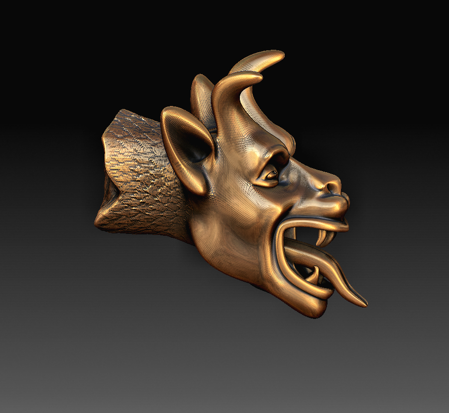 Free STL file Dragon head 🐉・3D printer design to download・Cults