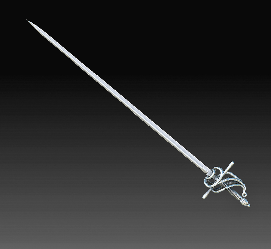 🔫 Rapier・Free STL File for ・Cults