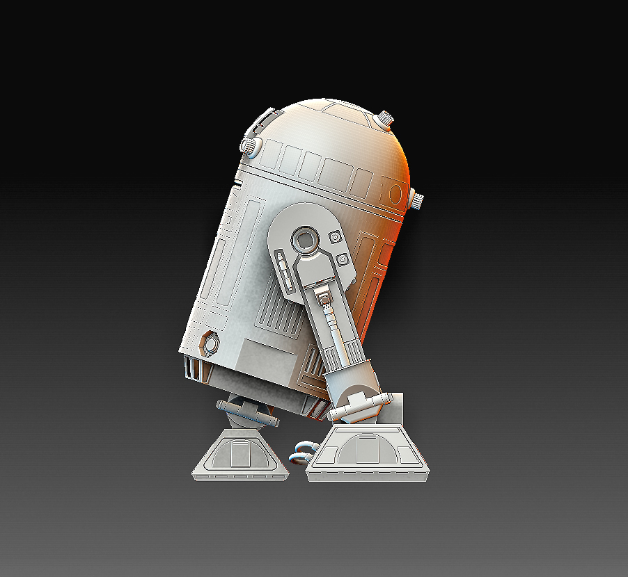 🤖 StarWars R2D2・Free STL File for ・Cults