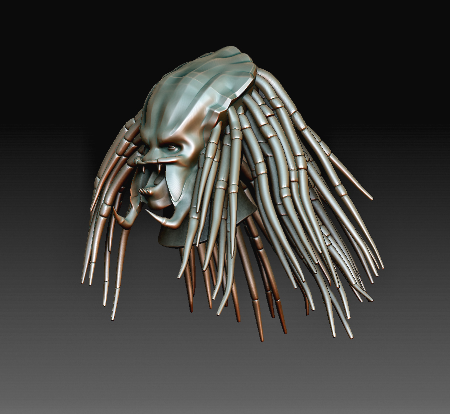 🎨 Predator head・Free STL File for ・Cults