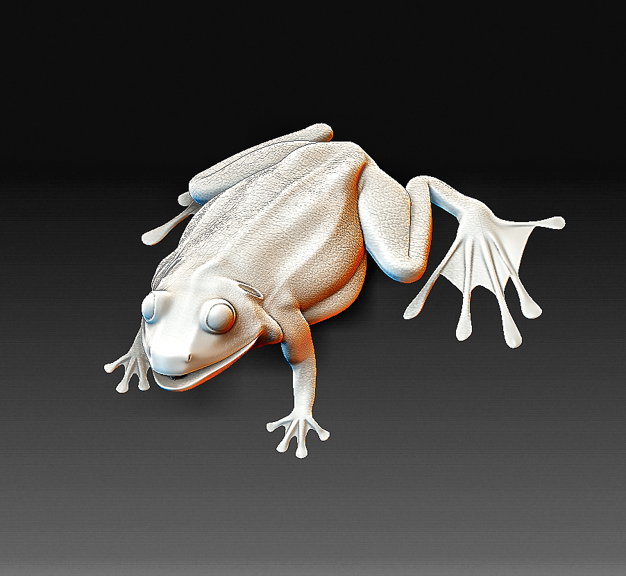 Free STL file Frog 🐸 (OBJ)・3D printing design to download・Cults
