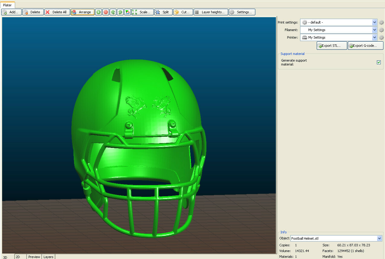 🪖 Helmet・Free STL File for ・Cults