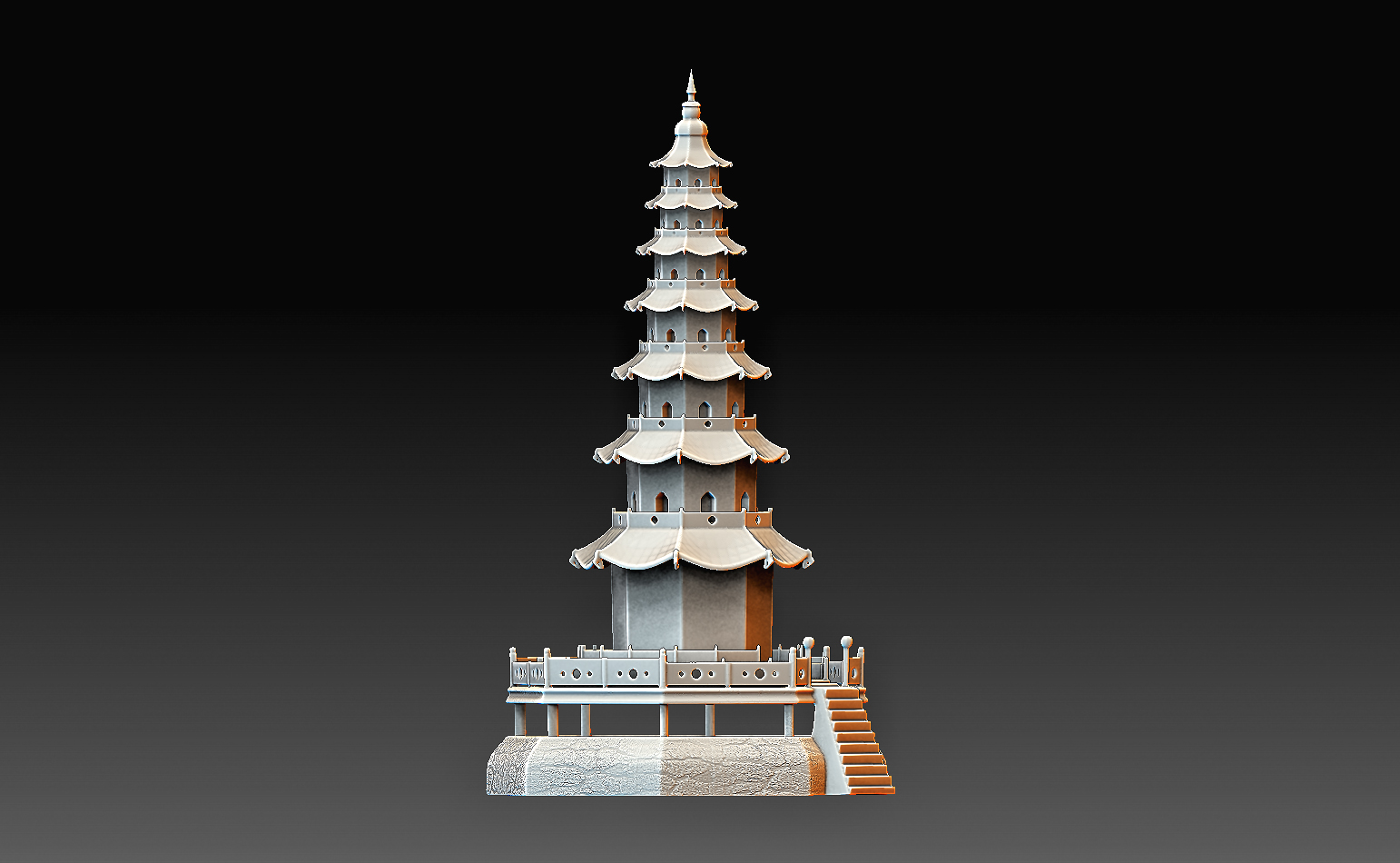 Free STL file Japan tower 🇯🇵 (OBJ)・3D printer model to download・Cults