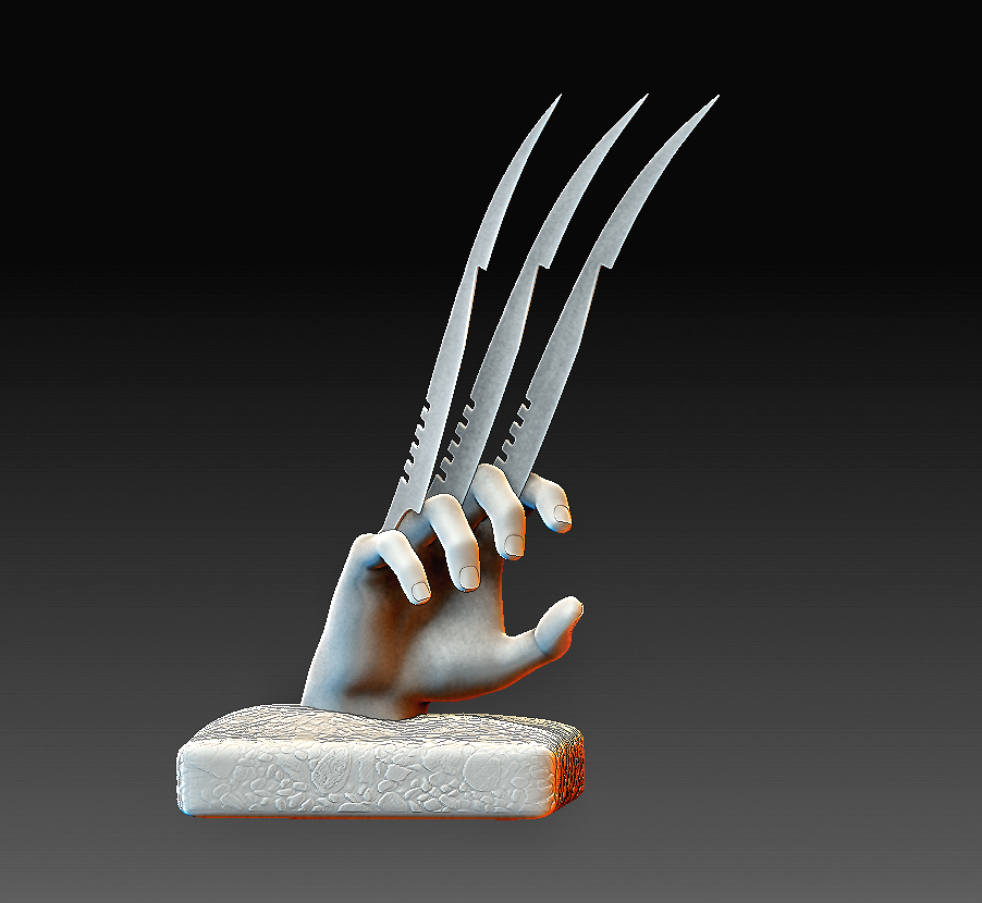 👨 X Man hand・Free STL File for ・Cults