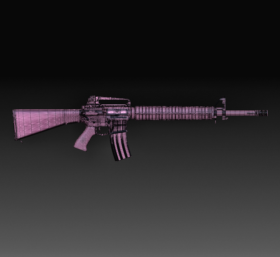 🔫 M 16 Rifle・Free STL File for ・Cults