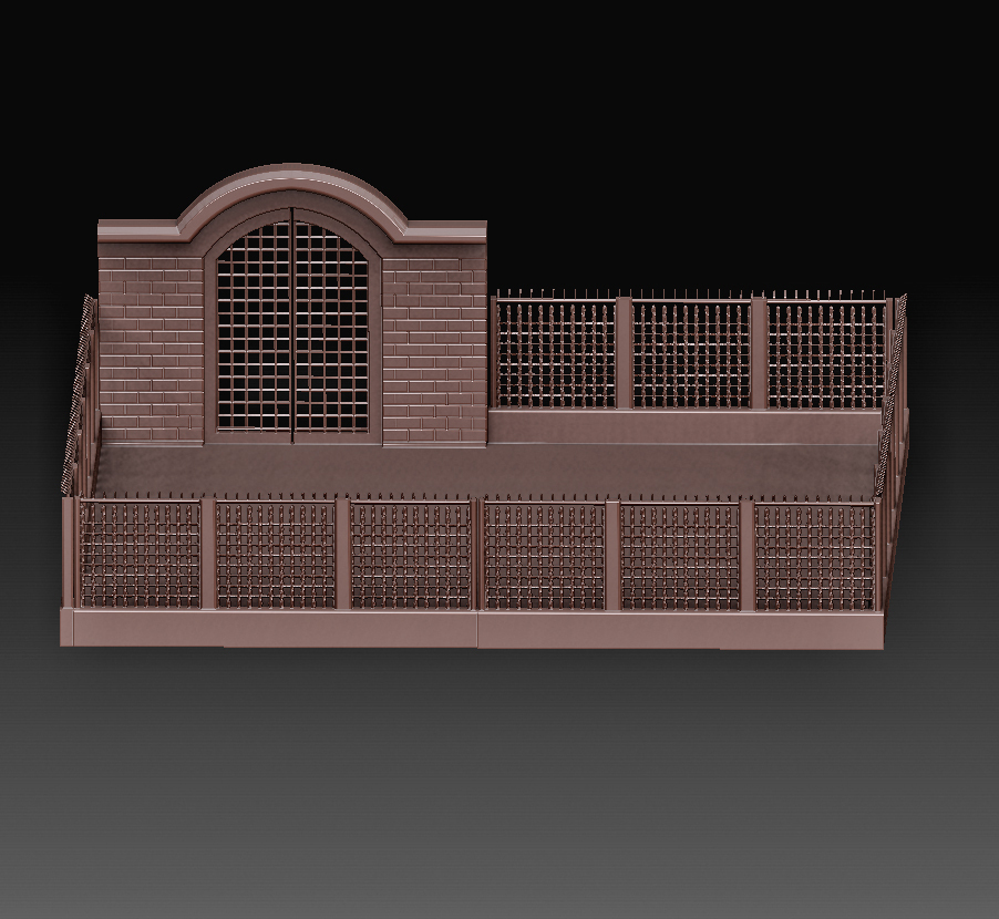 Free STL file Wall fence 3 🎨 (OBJ)・3D printer design to download・Cults