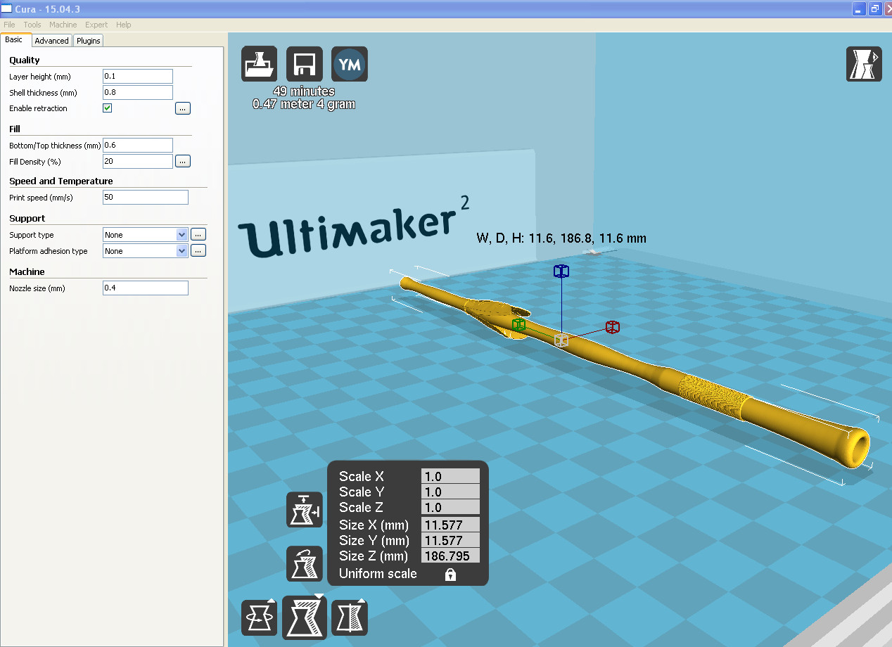 Free STL file Sarbakan 🔫 (OBJ)・3D printer model to download・Cults