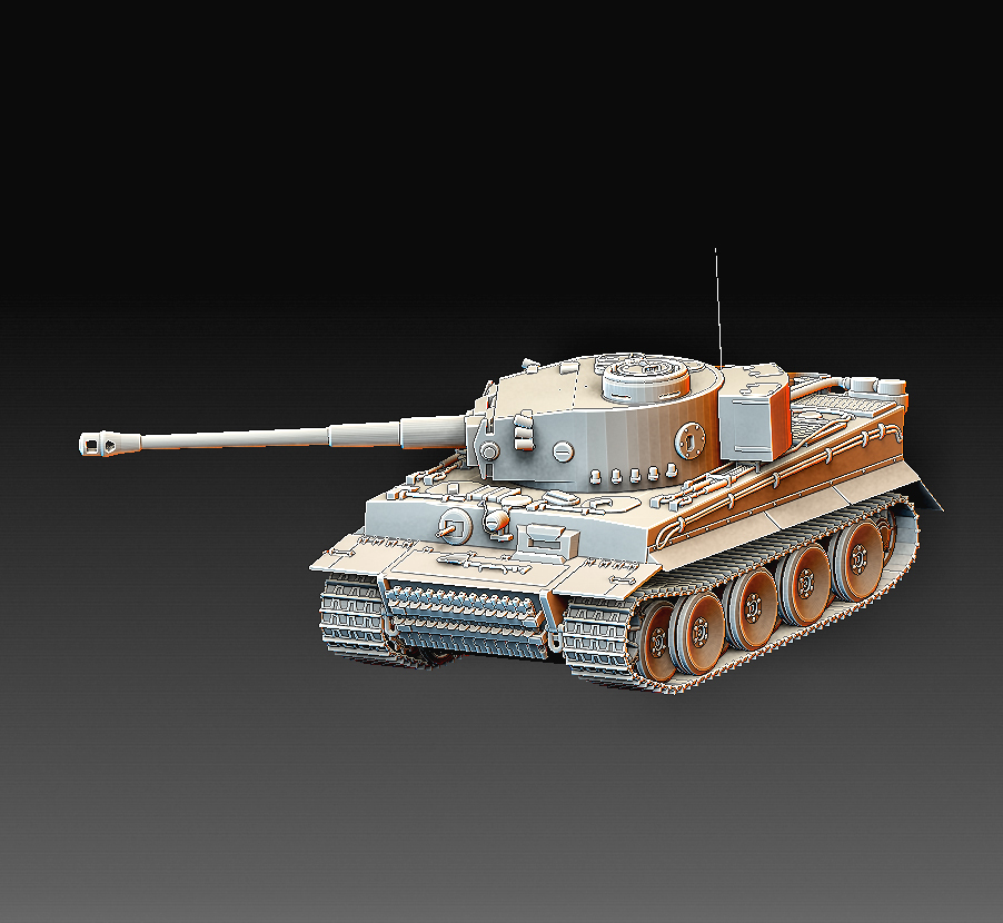 Archivo STL gratis Tigre Panzer 📱 (OBJ)・Plan para descargar y imprimir ...