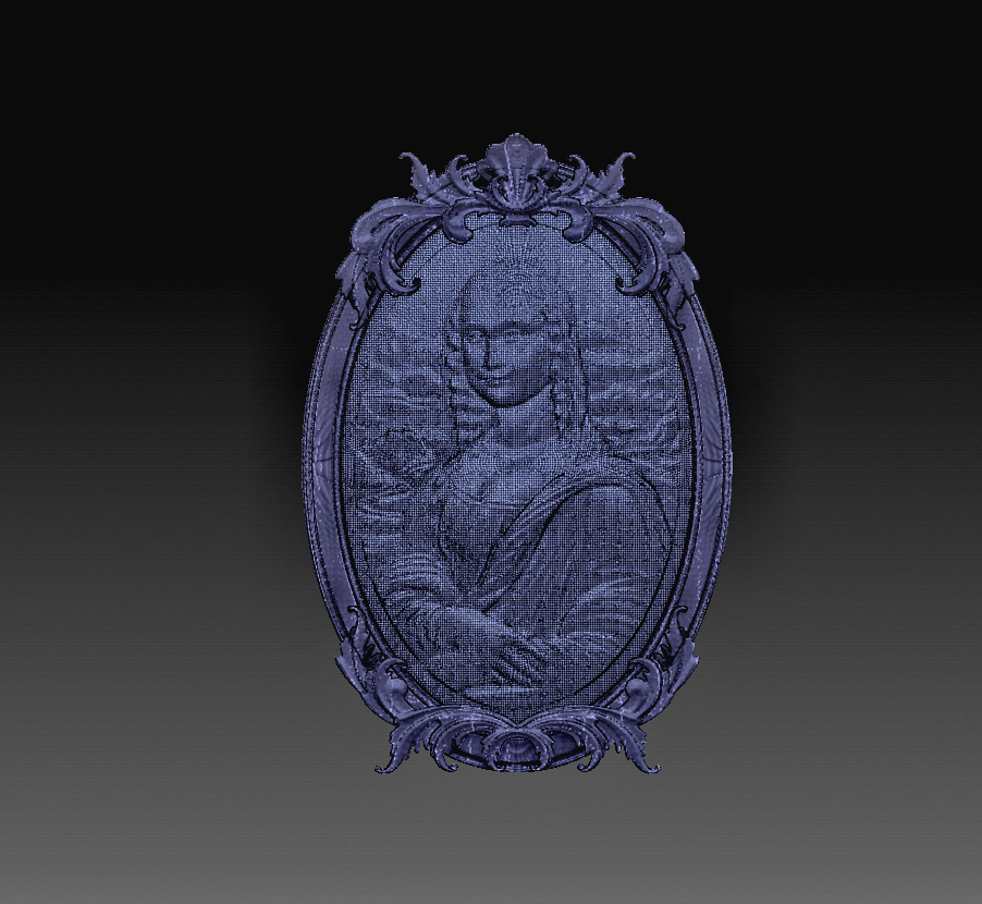 Archivo STL gratis Mona Lisa 🎨 (OBJ)・Modelo de impresión 3D para ...