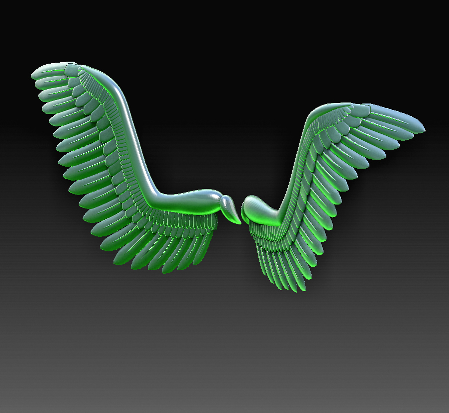 👼 Wings 3・Free STL File for ・Cults