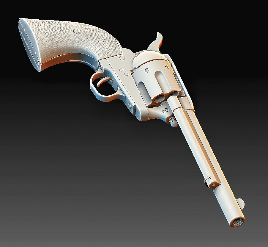 Archivo STL gratis Colt SA M1873 📱 (OBJ)・Plan imprimible en 3D para descargar・Cults