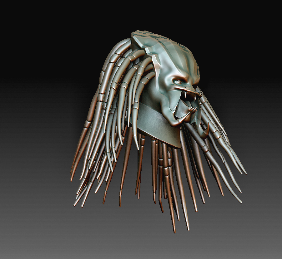🎨 Predator head・Free STL File for ・Cults