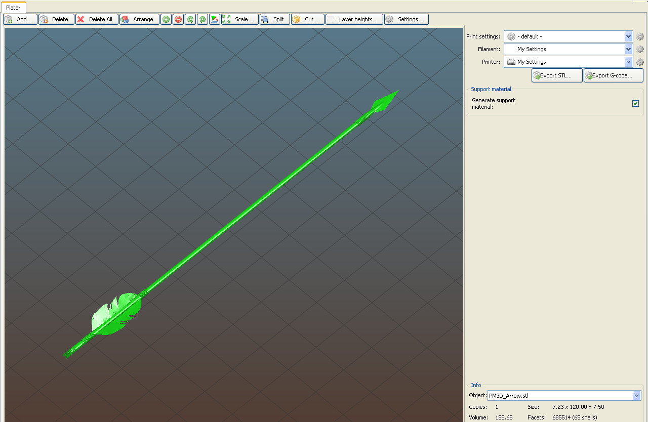 🏹 Arrow・Free STL File for ・Cults