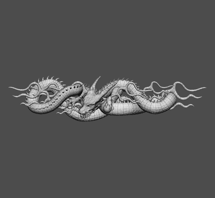 🐉 Dragon ornament・Free STL File for ・Cults
