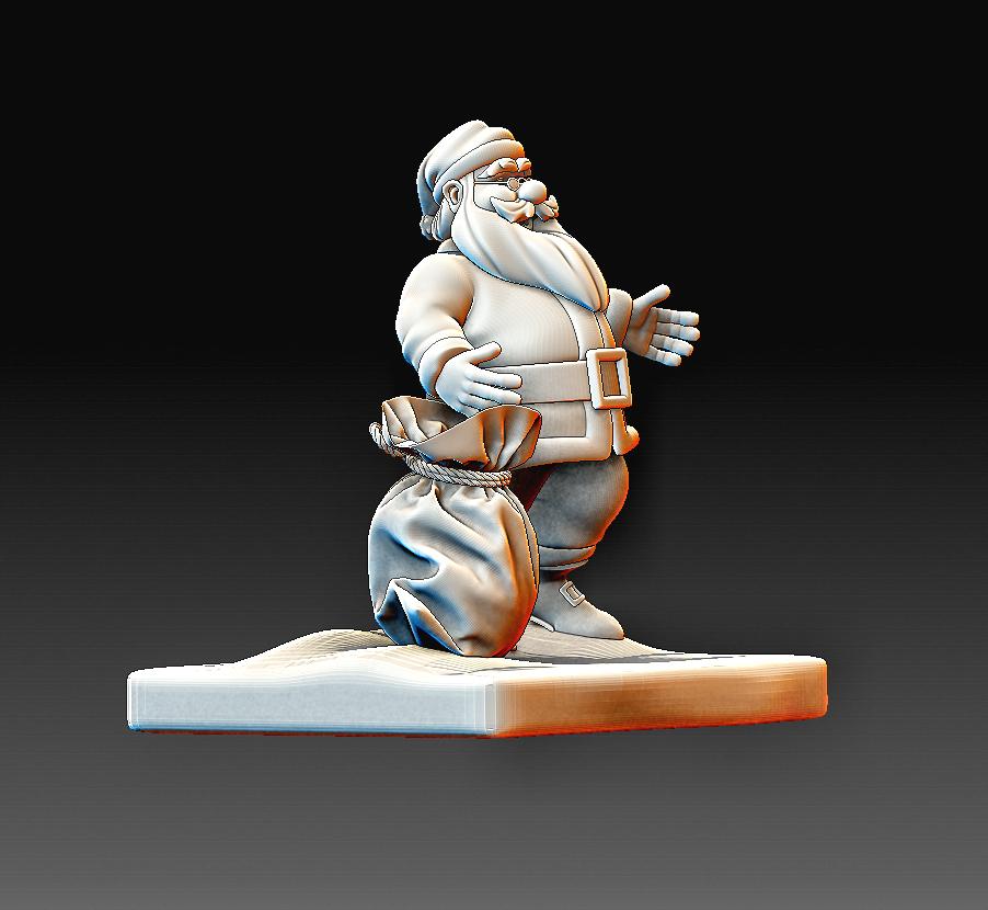 🎅 Santa Claus・Free STL File for ・Cults