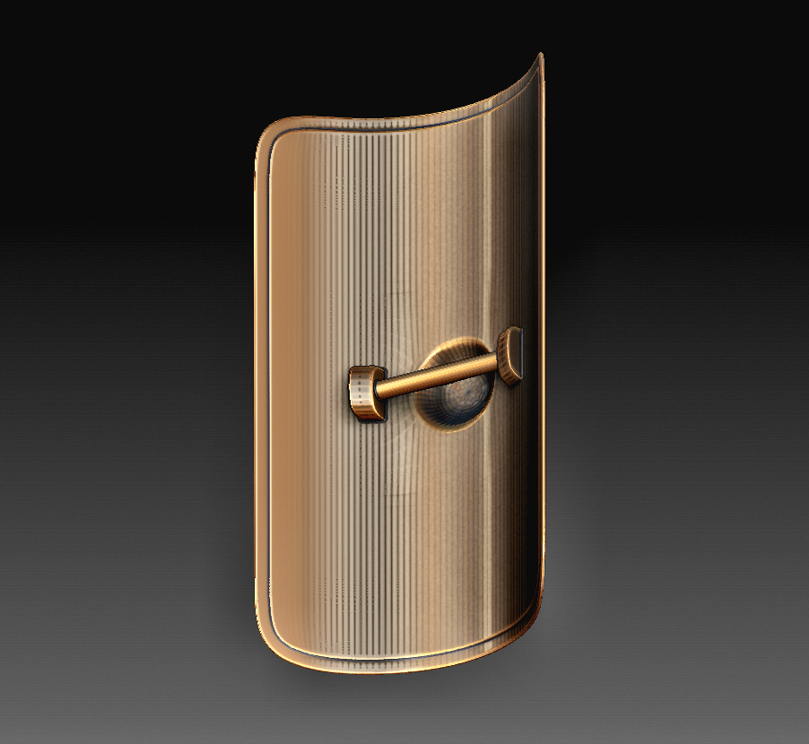 🛡️ Roman shield・Free STL File for ・Cults