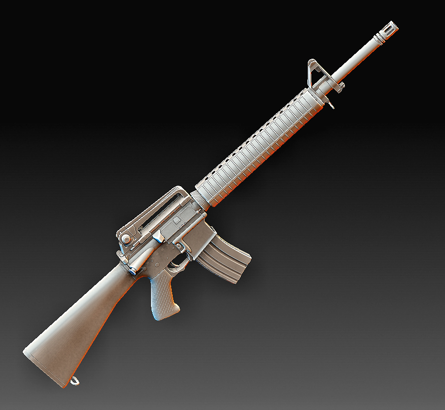 🔫 M 16 Rifle・Free STL File for ・Cults