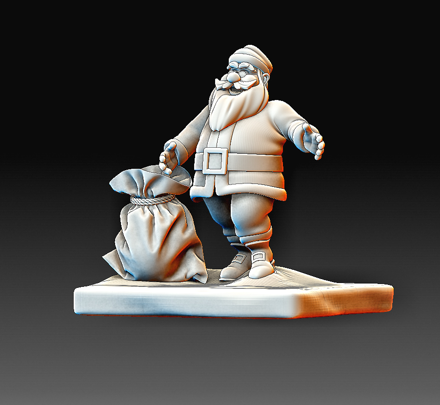 🎅 Santa Claus・Free STL File for ・Cults