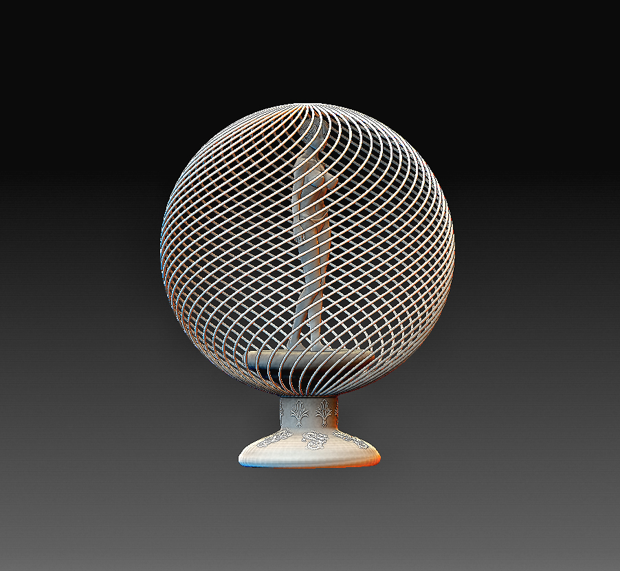 🎨 Decorative sphere・Free STL File for ・Cults