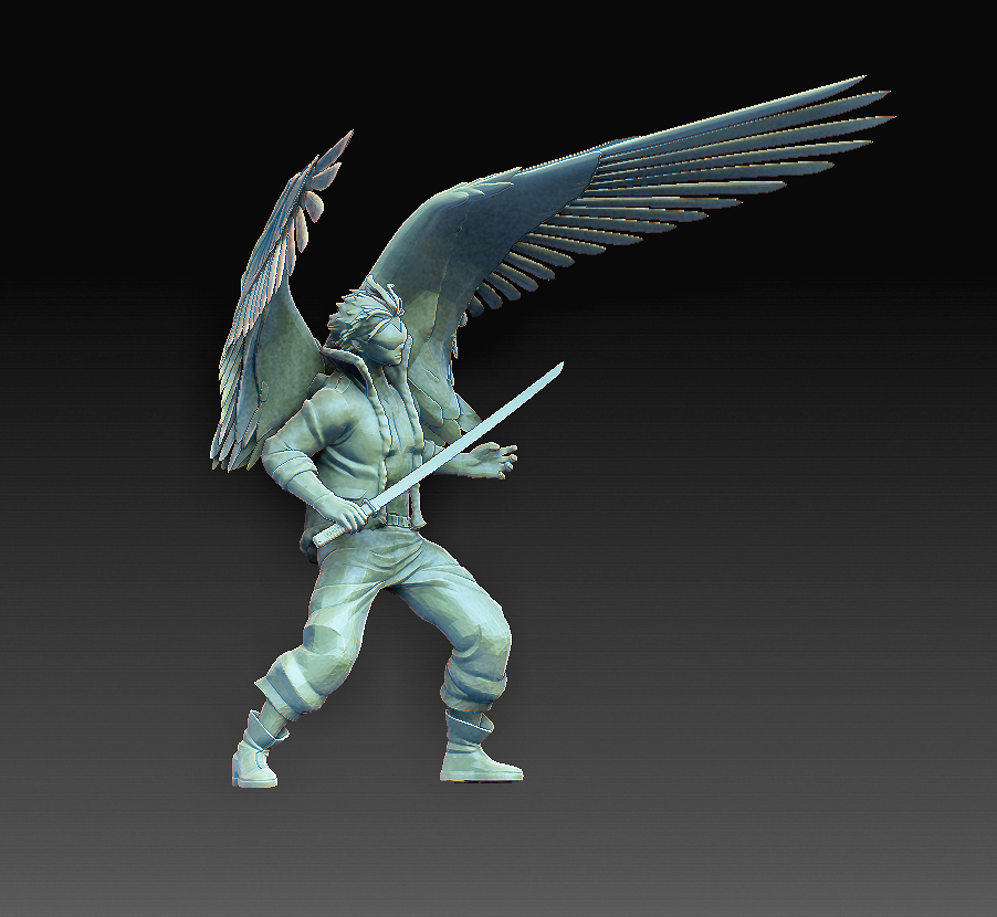 🎨 Hawks NARUTO・Free STL File for ・Cults