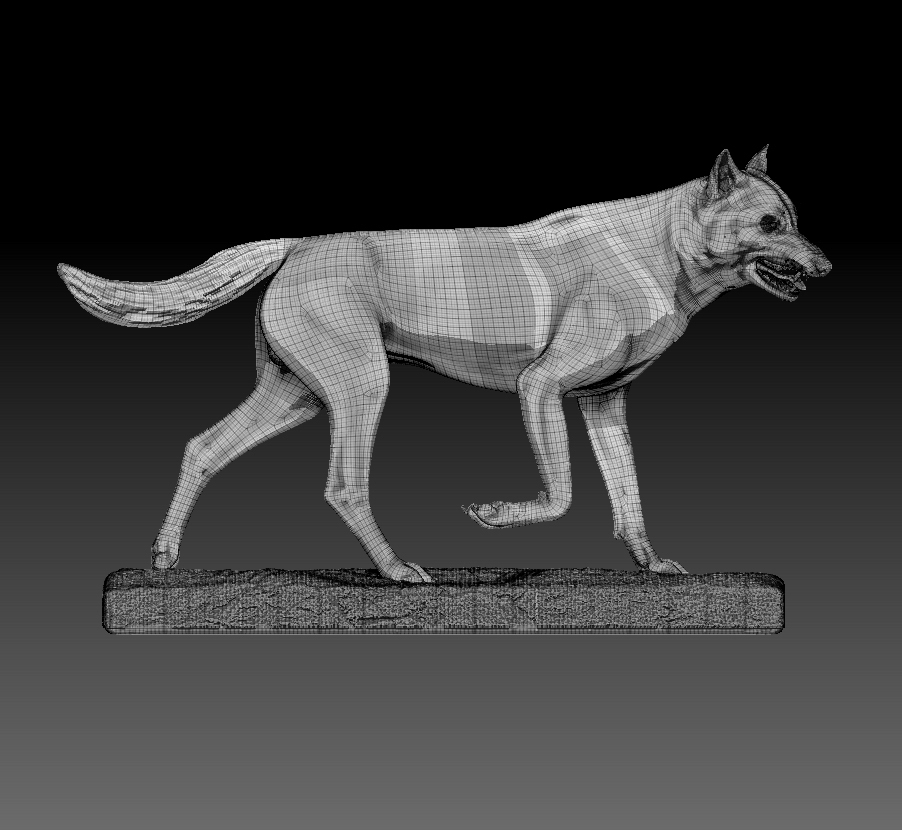 Fichier STL gratuit Wolf 🐺・Design pour imprimante 3D à télécharger・Cults
