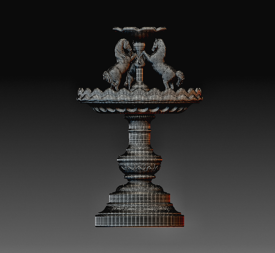 ⛲ Fountain・Free STL File for ・Cults
