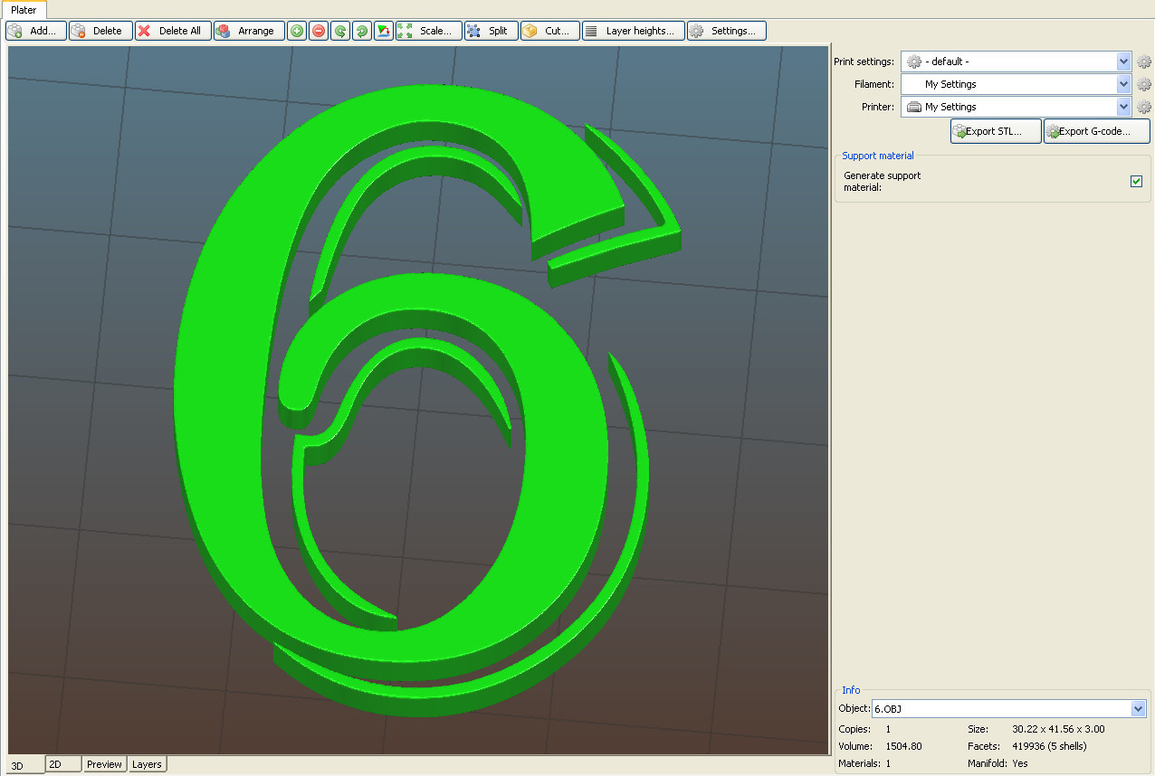 🎨 Letters of the alphabet・Free 3D File for ・Cults