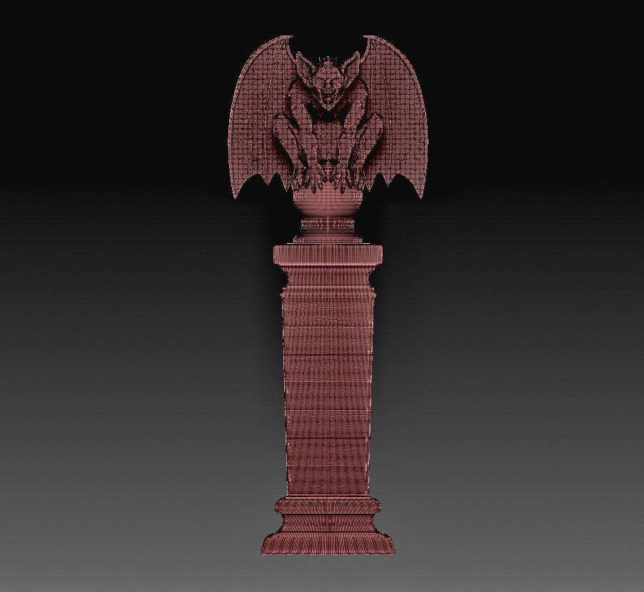 🎨 Gargoyle・Free STL File for ・Cults