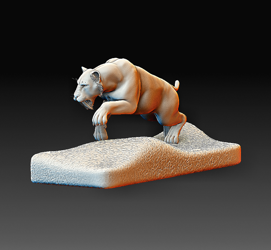 Free STL file Sabertooth 🎨 (OBJ)・3D printer model to download・Cults