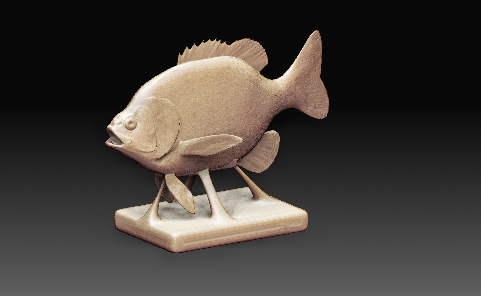 🐠 Bluegill fish・Free STL File for ・Cults