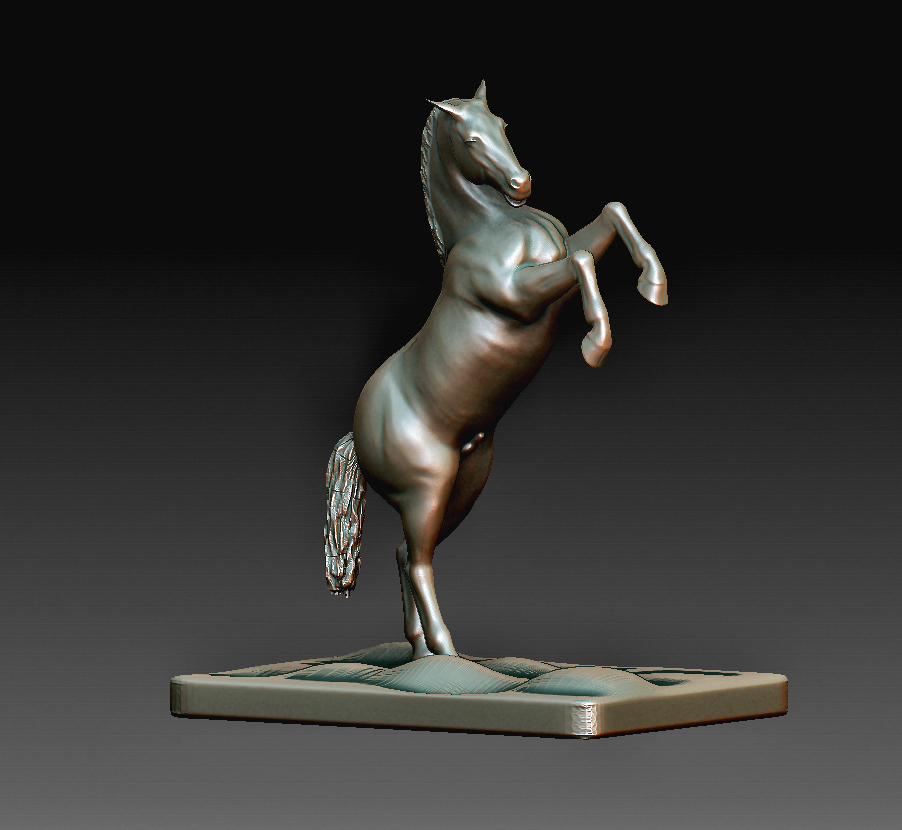 🐎 Horse statue・Free STL File for ・Cults
