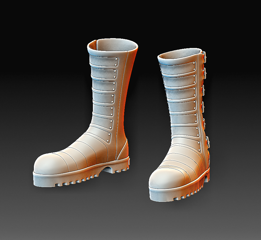Free STL file Boots 3 🎨 (OBJ)・3D print design to download・Cults
