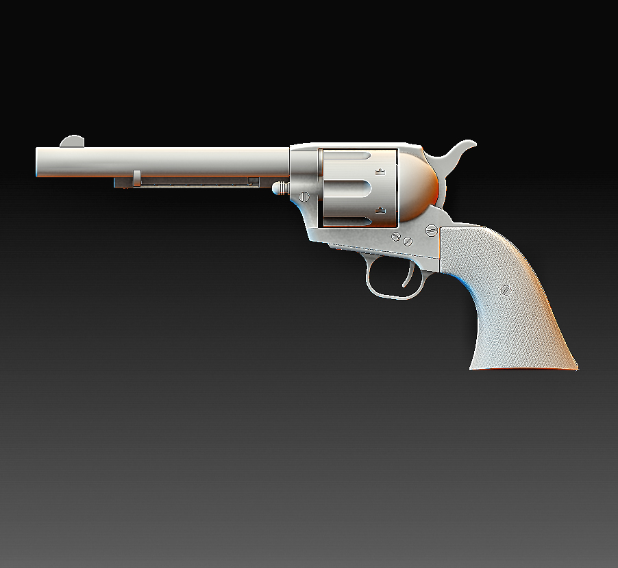 Free STL file Colt SA M1873 🔫 (OBJ)・3D print design to download・Cults