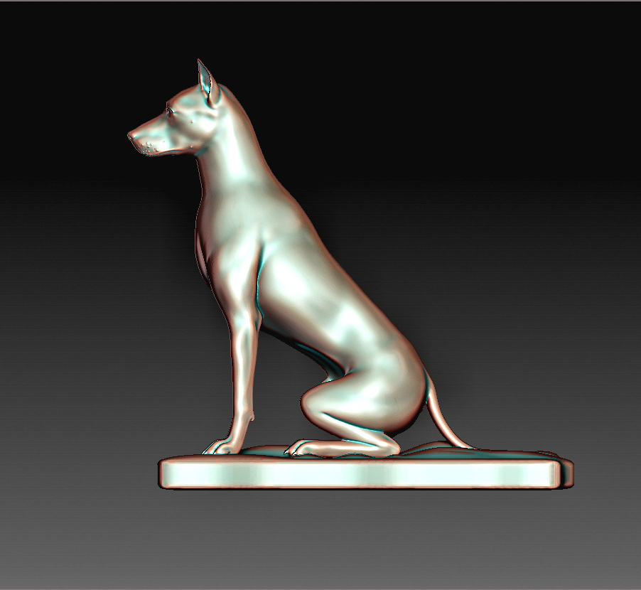 Free STL file Dog Doberman statue 🐕 (OBJ)・3D print design to download・Cults
